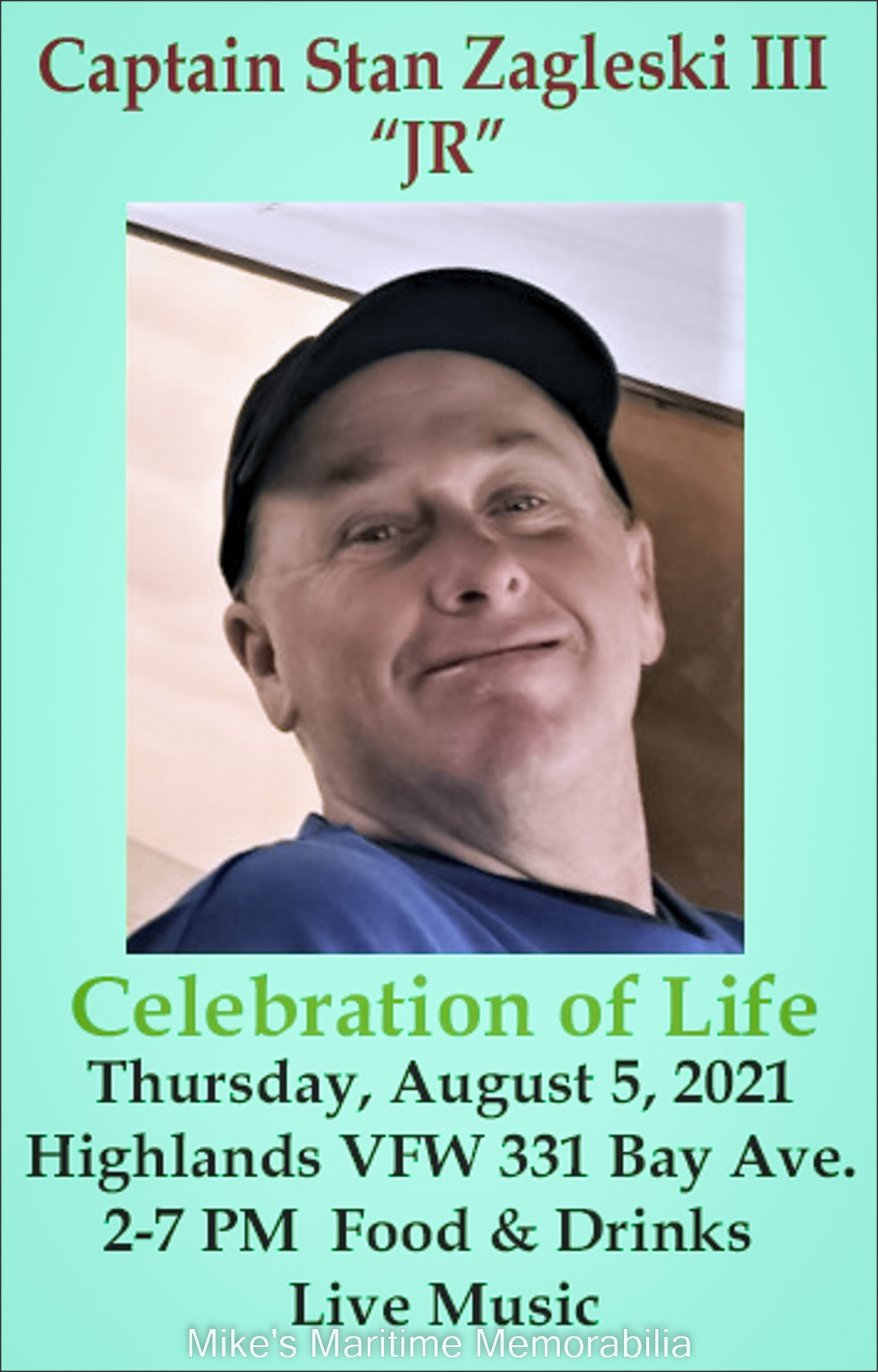 Captain Stan Zagleski III 1967 - 2021